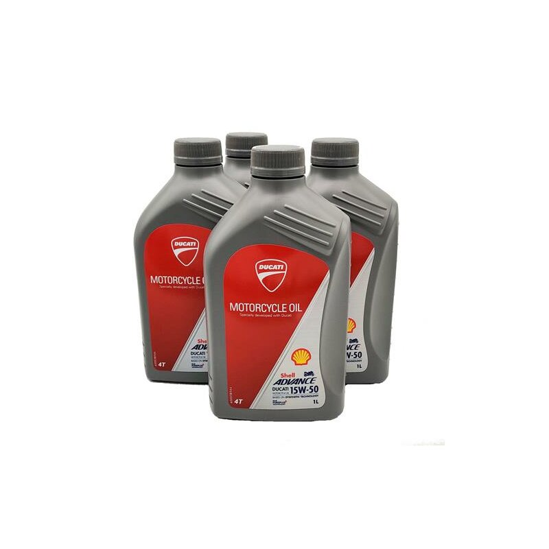 Ducati Öl Shell Advance Genuine Oil 15W-50 1 Ltr 944650062 - Ducati S ...
